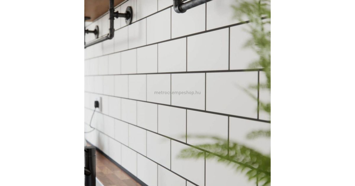 10X20 FEHÉR MATT SIMA csempe - MetrocsempeShop