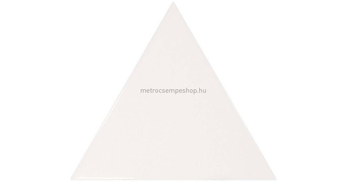 EQUIPE SCALE TRIANGOLO Fehér fényes csempe - METROCSEMPESHOP