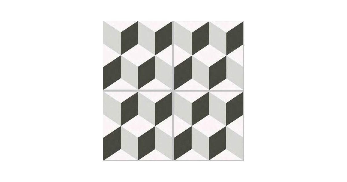 25x25 BARCELONA CUBE padlólap és faliburkolat - MetrocsempeShop