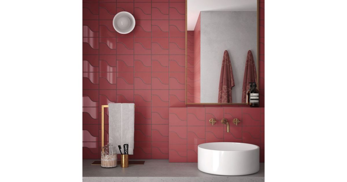 Equipe Curve RUBY SHADE fényes&matt csempe - MetrocsempeShop