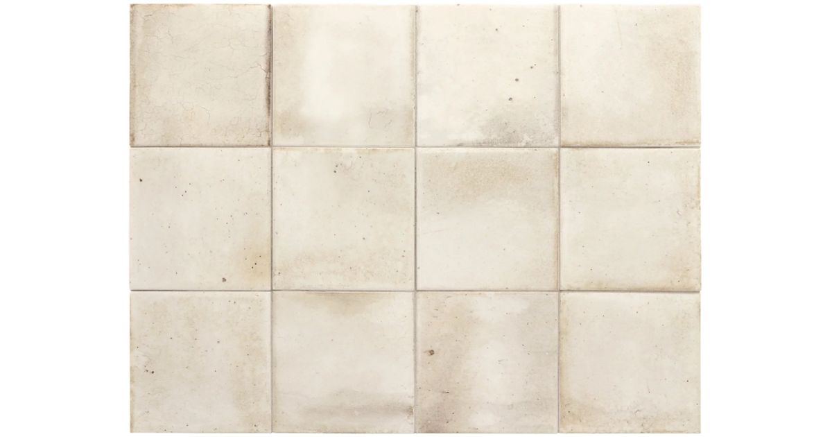 Equipe Hanoi White fényes csempe 10x10 - MetrocsempeShop