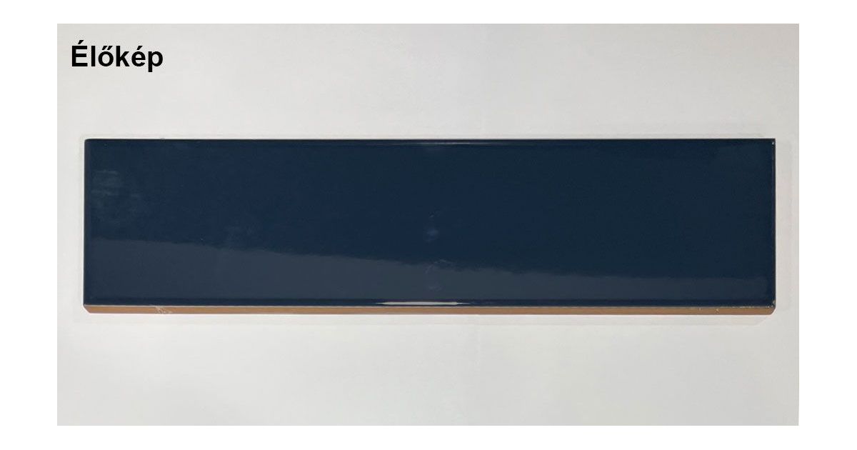 7,5x30 Atlantis kék fényes sima csempe - MetrocsempeShop