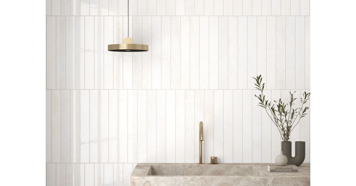 EQUIPE VERTICALE 5*40 CLEAN fehér csempe - MetrocsempeShop