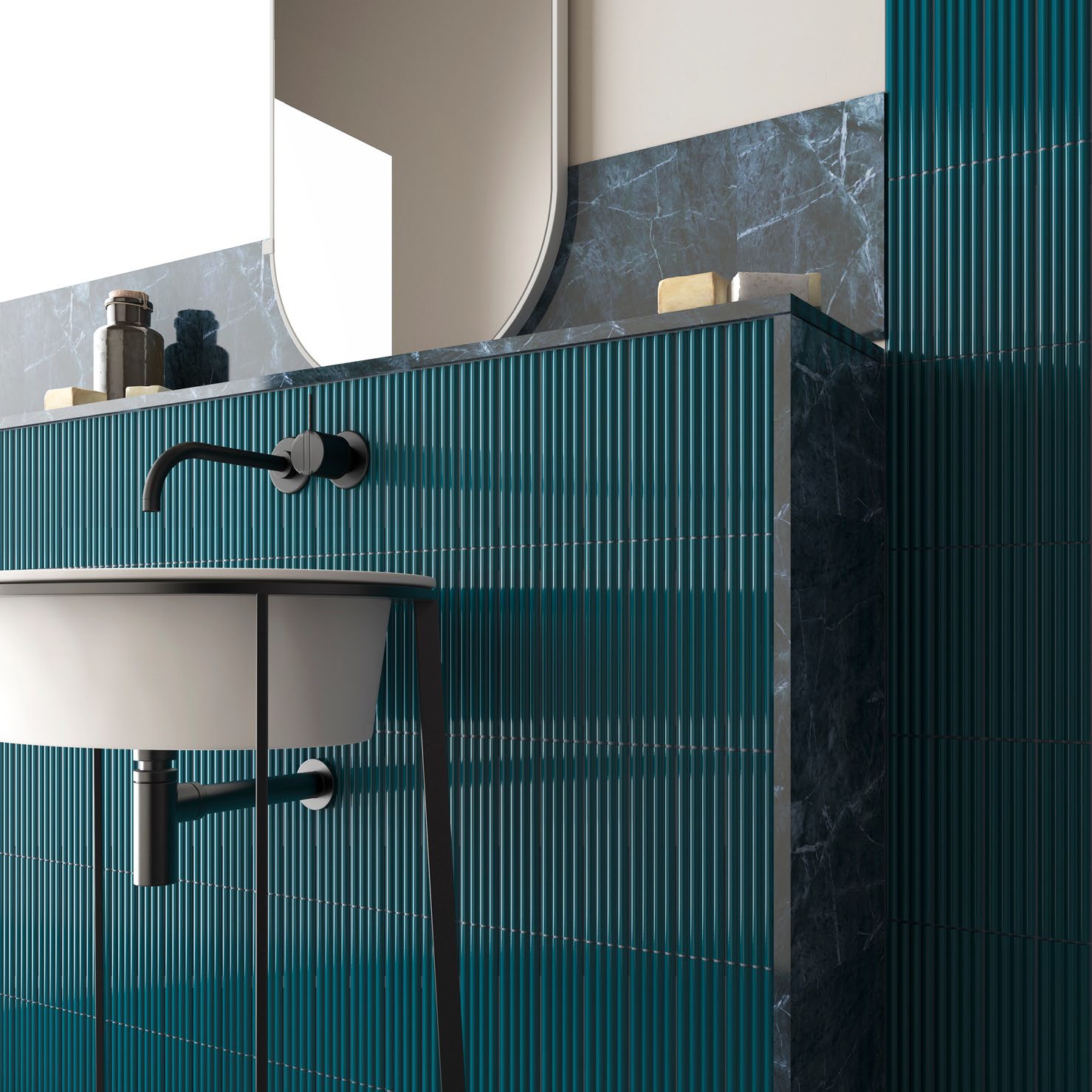 5x20 EQUIPE COSTA NOVA Glacier MATT csempe - METROCSEMPESHOP